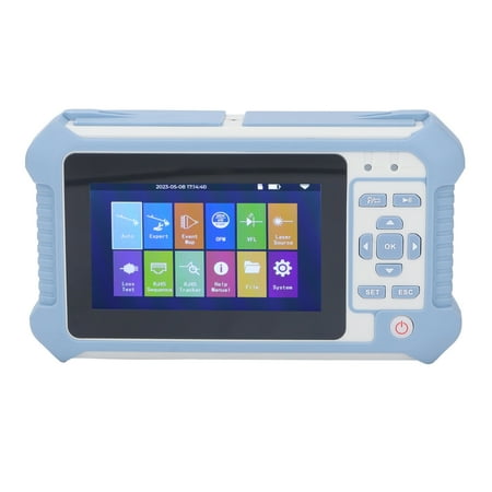 Fiber Optic Cable Tester 4.3in LCD Power Meter 9 Functions Fault ...
