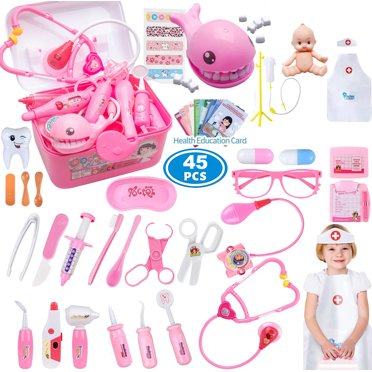 Best Choice Products Play Doctor Kit for Kids, Pretend Medical Station ...