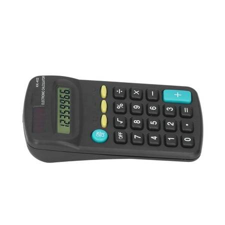 Small Calculator, Mini Calculator 8 Digit LCD Display Dual Power Supply ...