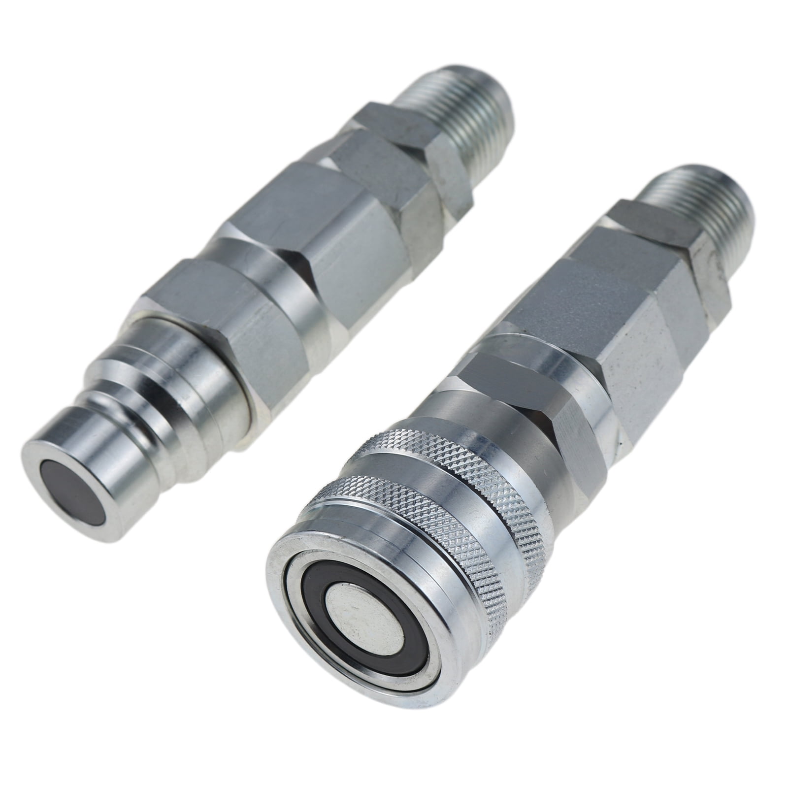 EHEparts #12 JIC Flat Face Hydraulic Quick Connect Coupler for Bobcat ...