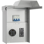 BENTISM 20/30/50A Temporary RV Power Outlet Box Electrical Outdoor ...