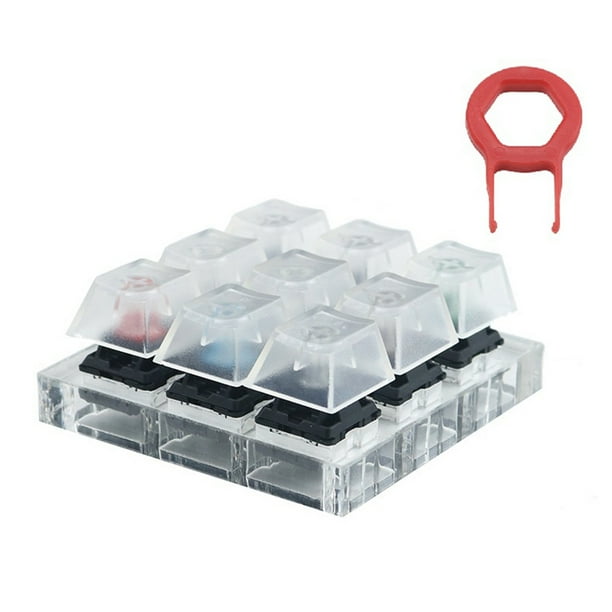 9 Key Switch Tester with Acrylic Base for Cherry MX Mechanical Keyboard ...