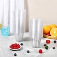 250 Pack 9 oz Clear Disposable Plastic Cups, Sturdy Food Safe Wine ...