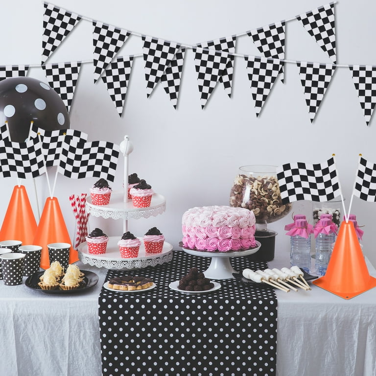 Checkered Flag Race Car Party Favors