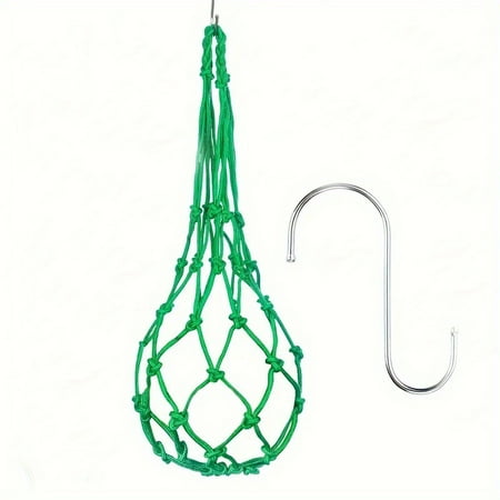 SHAR Chicken Feeder Net Pockets (Green), Hanging Vegetable Feeder ...