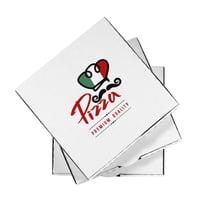 14x 14x1.75 Inch Kraft Corrugated Cardboard Pizza Box, (25-Pack ...
