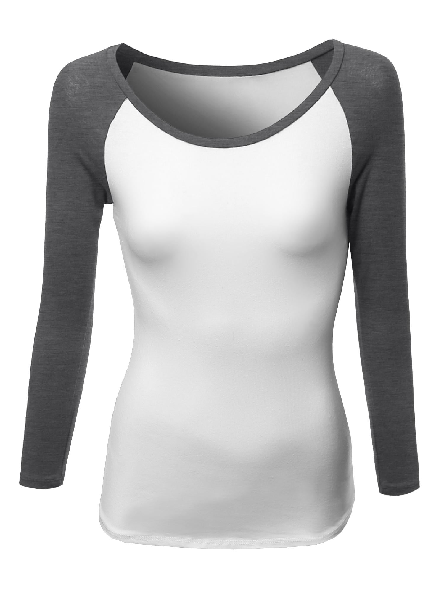 FashionOutfit FashionOutfit Women s Color Contrast Scoop Neck 3 4 fashionoutfit-fashionoutfit-women-s-color-contrast-scoop-neck-3-4