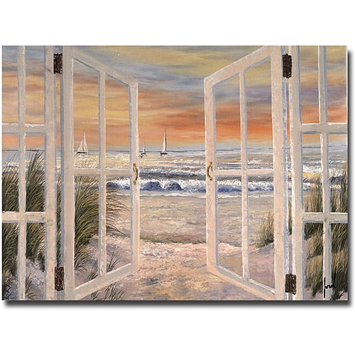 Trademark Fine Art "Elongated Window" Canvas Wall Art by Joval ...