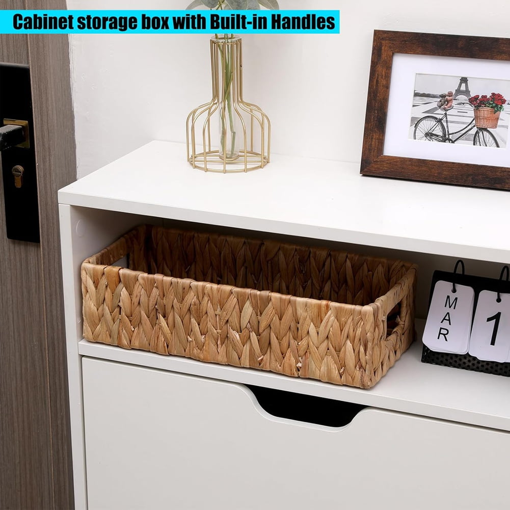 Click here for Unbranded Wicker Storage Basket Water Hyacinth Bas... prices