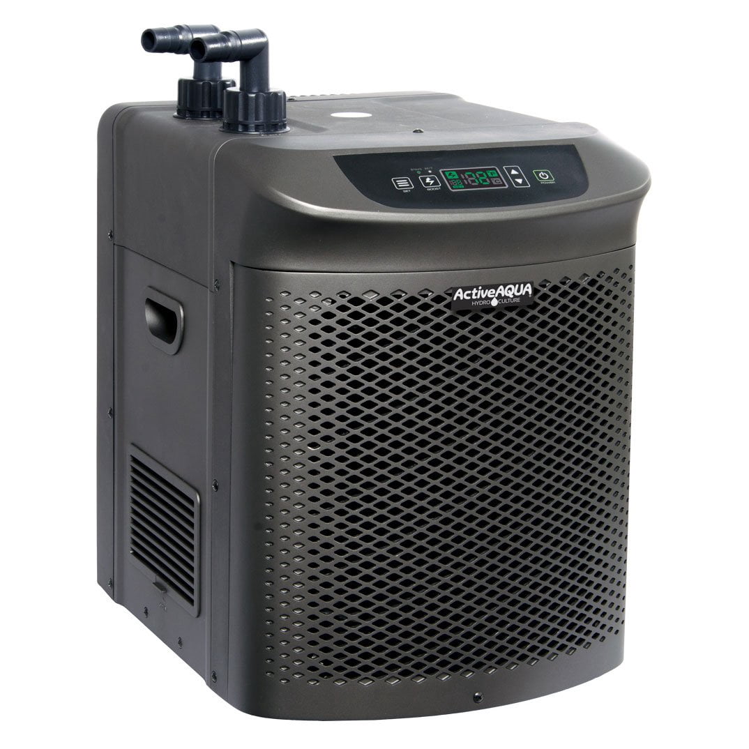 Active Aqua 0.5 HP 800-1600 GPH Hydroponic Cooling Water Chiller w ...