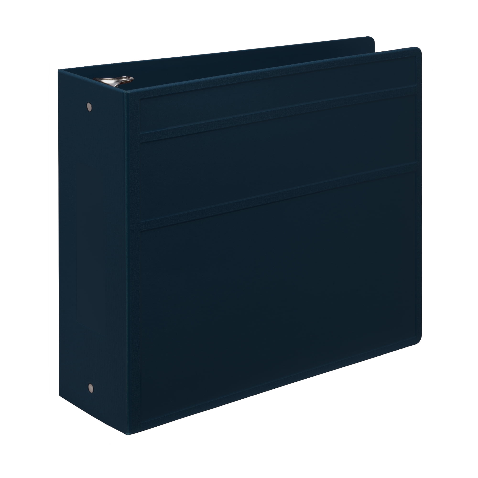 Carstens 4-Inch Heavy Duty 3-Ring Binder - Side Opening, Navy Blue ...