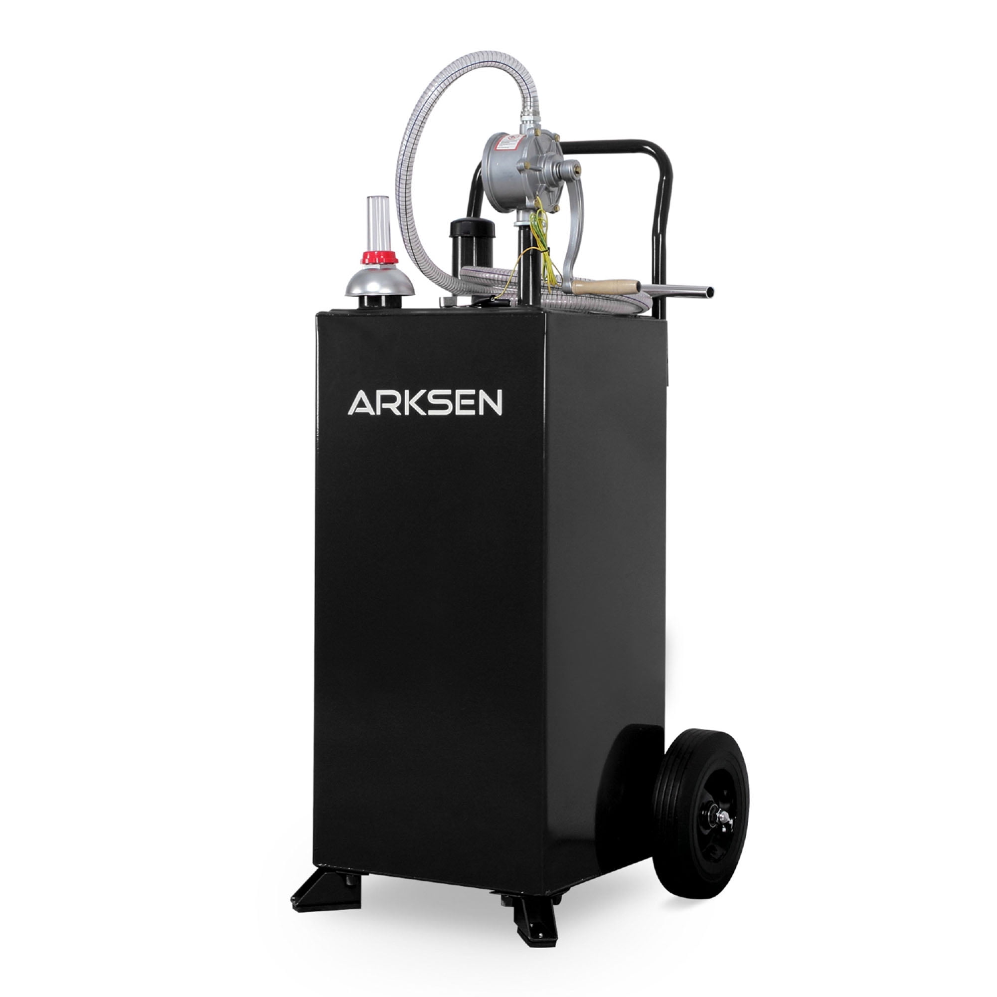 Arksen 30 Gallon Portable Fuel Transfer Gas Can Caddy Storage Gasoline ...