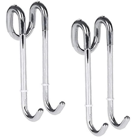 Glass Shower Hook, T-Bar Tar Shower Curtain Hooks, Rust Resistant ...