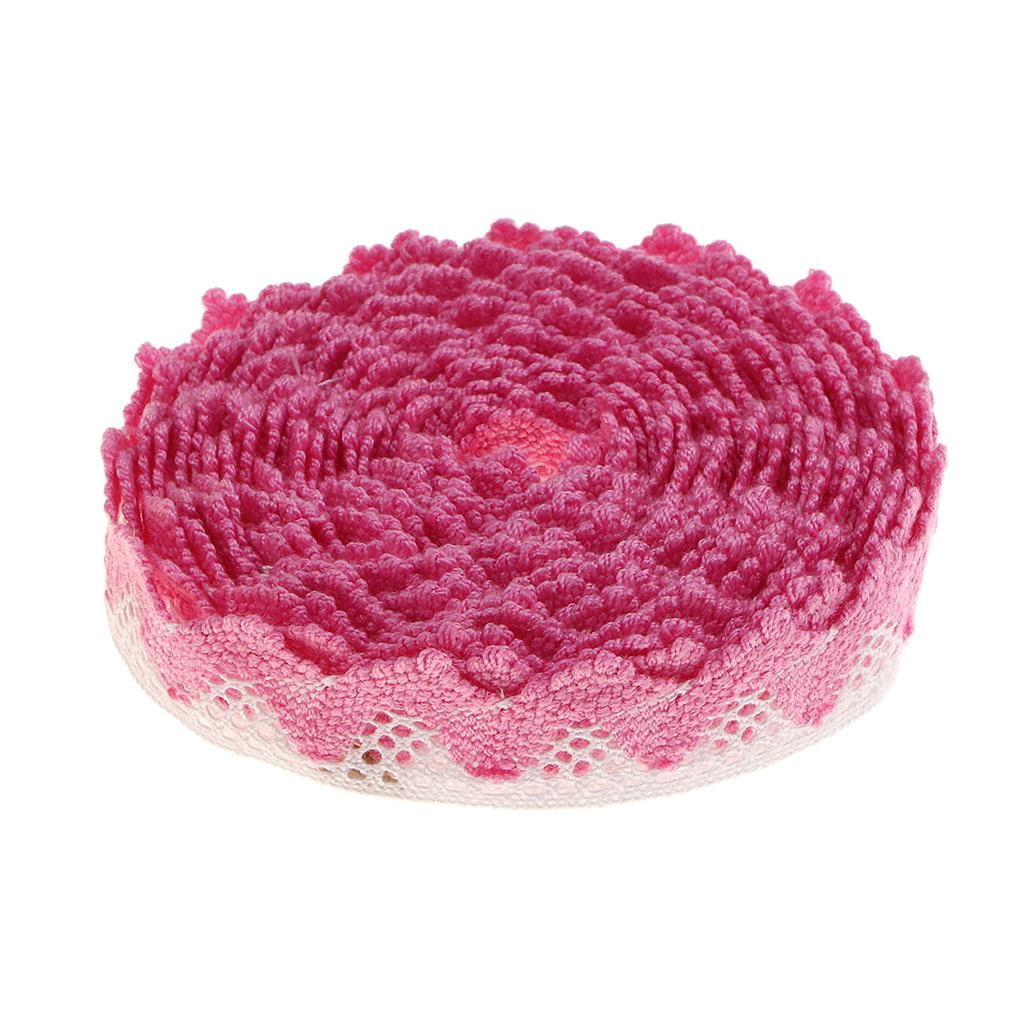 Cinta de Coser Tejida de 1,5 Cm de Ancho Gloria Rosado Franja de borde ...