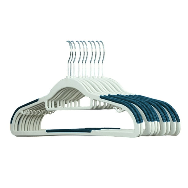 TopLLC Premium Clothes Hangers 10 Pack Shoulder Non Slip Strong ...