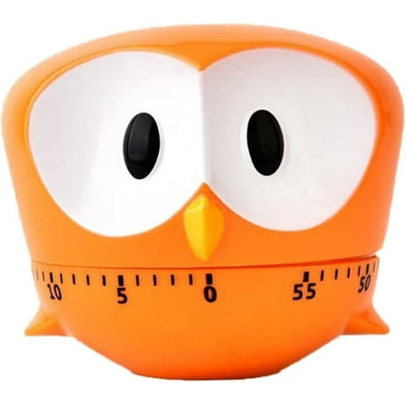 SHAR Owl Timers, Mechanical 60 Minute Mini Kitchen Timer, Manual ...