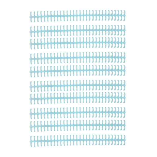 Binding Strip, PP Plastic Binding Tool Wear Resistant 10 Pcs 30 Hole ...