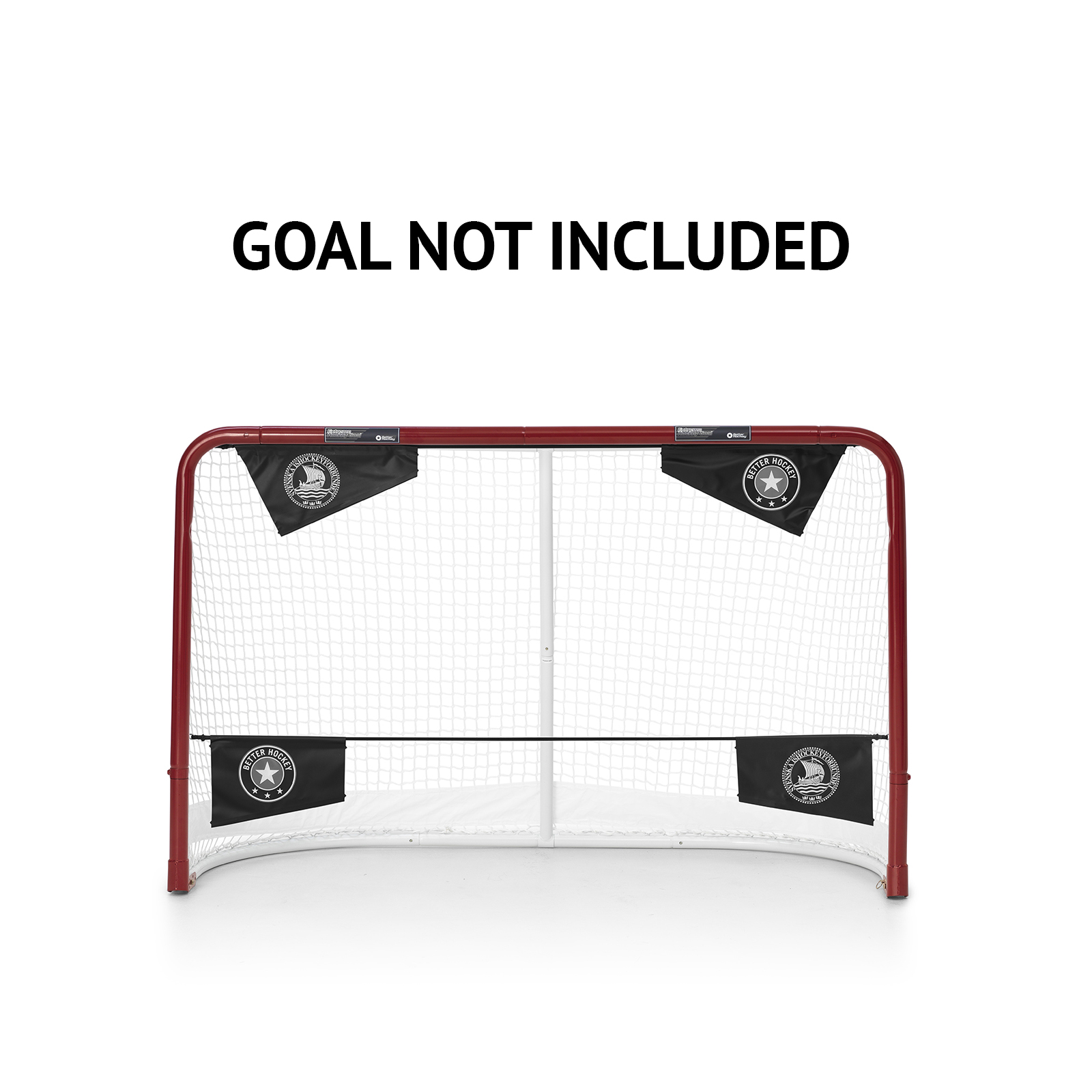 Monster by EZgoal Hockey Folding Goal with Backstop and 4 Targets Net ...