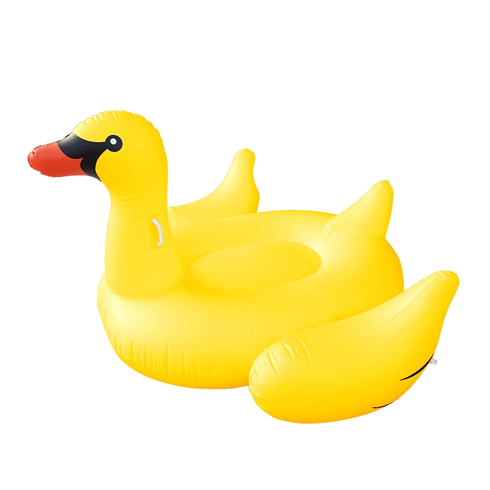 Inflatable Swan Pool Float for Outdoor Swimming Pool Part Raft for Kids ...