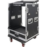 Sound Town 16U Pro Audio Rack/Road ATA Case with 2U Drawer, 11U Mixer ...