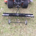 Yard Tuff DT-48T 48-Inch Steel Tine Lawn Dethatcher, Tow Behind Pull ...