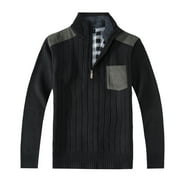 Wind Barrier Short Zip Sweater - Walmart.com