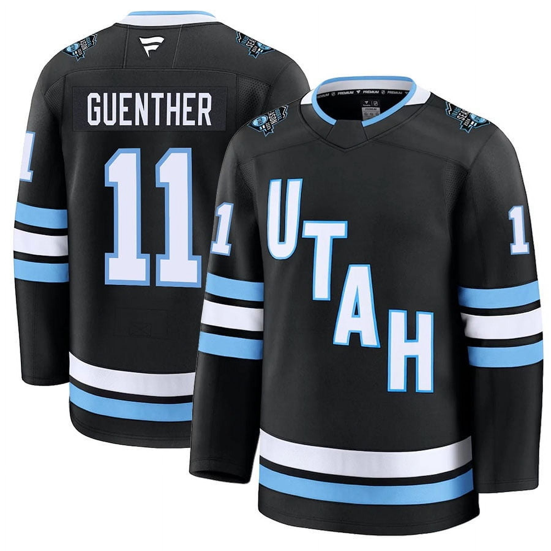 Click here for Nobrand Mens Black Ice Hockey Jersey Utah Hockey C... prices