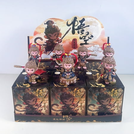 black Mythic Wukong Blind box Action figure made by hand rim Jointly ...