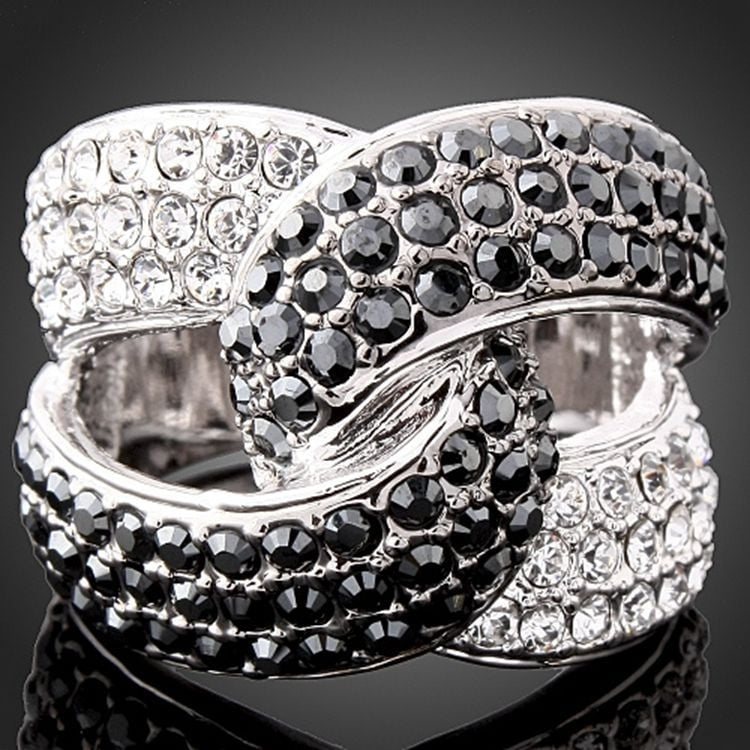 Lifelong Infinity Loops Crystal Ring - Walmart.com