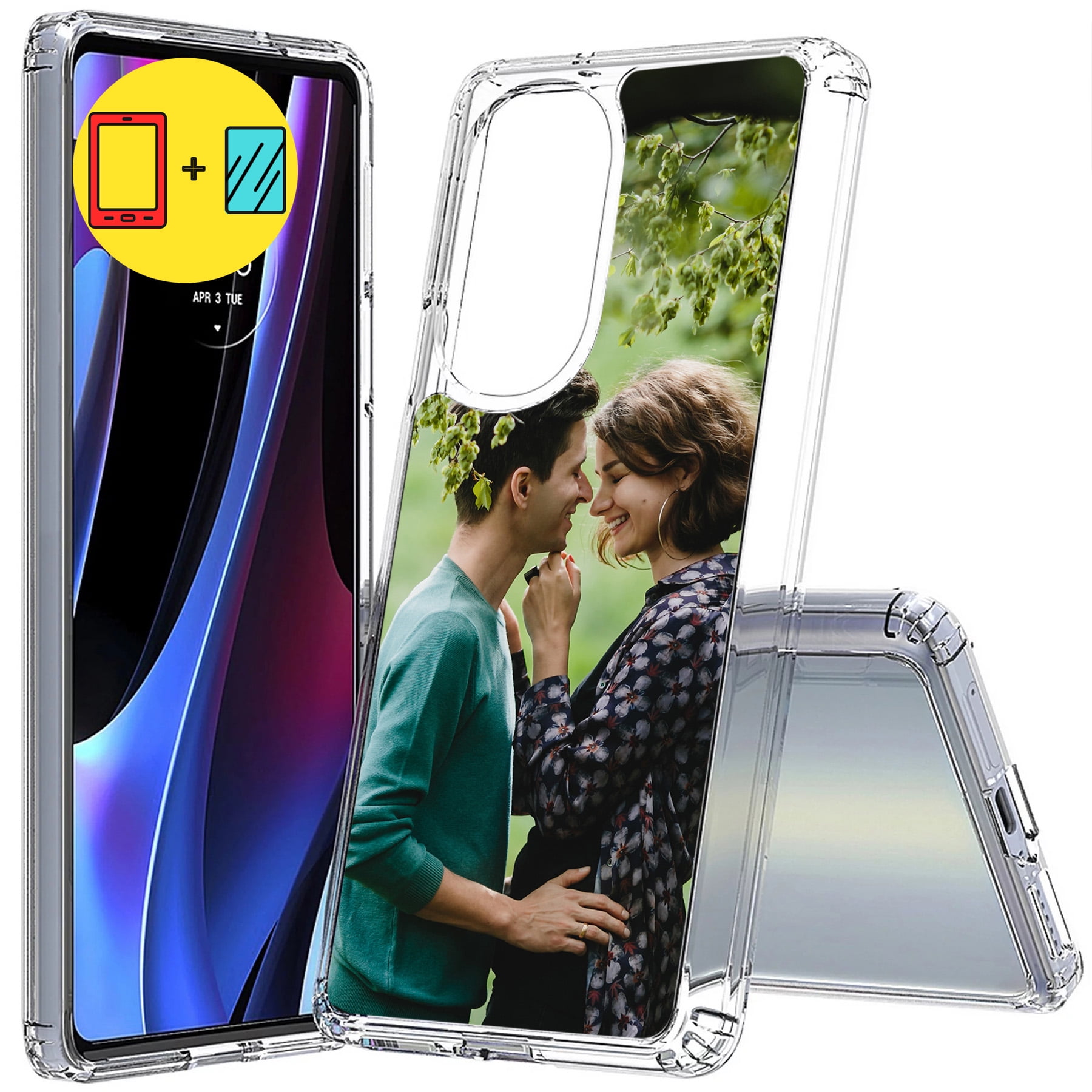 TalkingCase Personalize Custom Phone Case Cover for Motorola Edge Plus ...