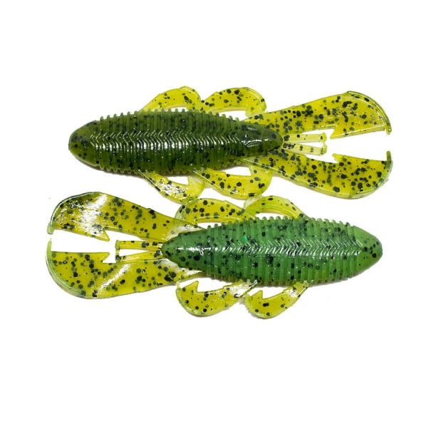 Googan Bandito Bug 4'' Summer Craw 7pk Soft Plastic Fishing Lure ...
