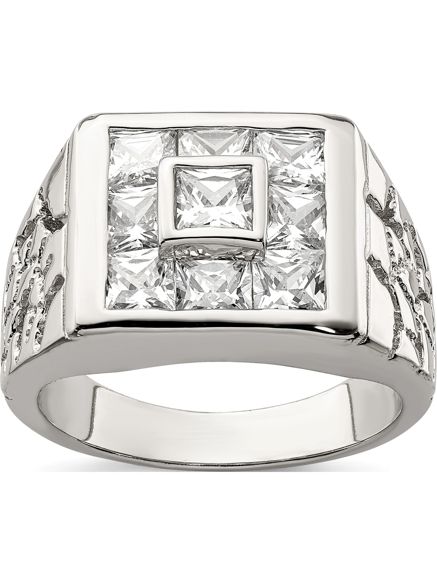 Sterling Silver Men's CZ Ring | Walmart Canada