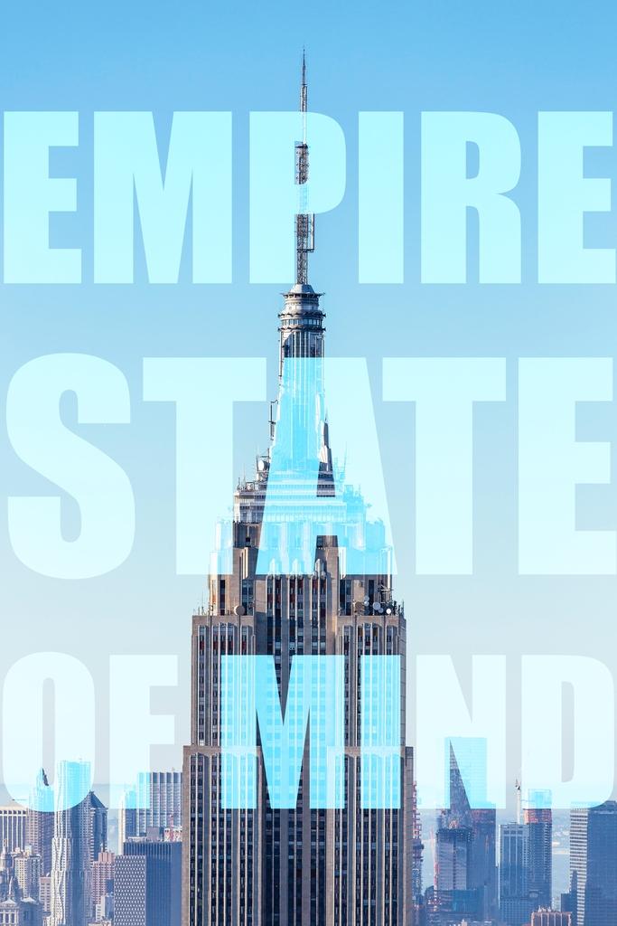Empire State Of Mind Thick Paper Sign Print Picture 8x12 - Walmart.com