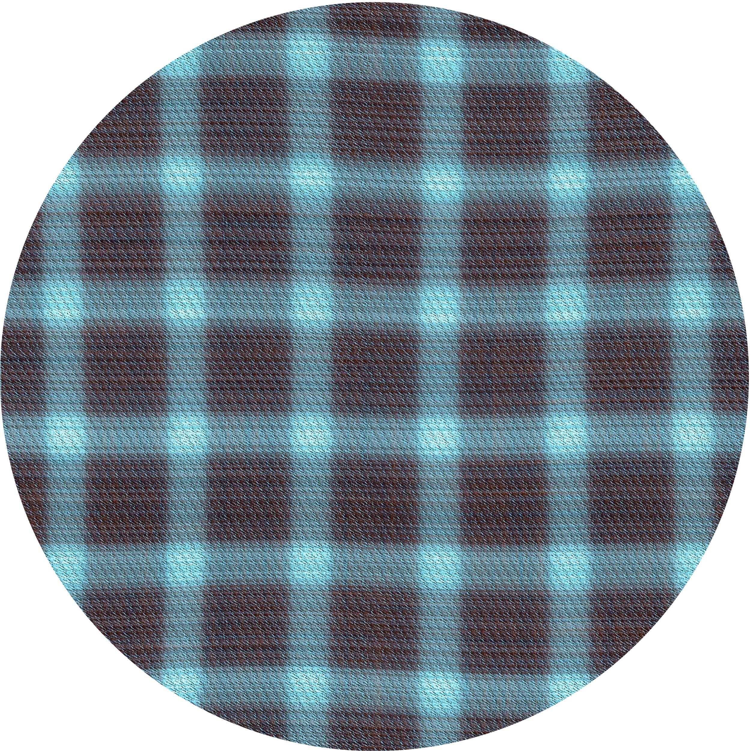 Ahgly Company Indoor Round Patterned Gray Wolf Gray Area Rugs, 6' Round ...