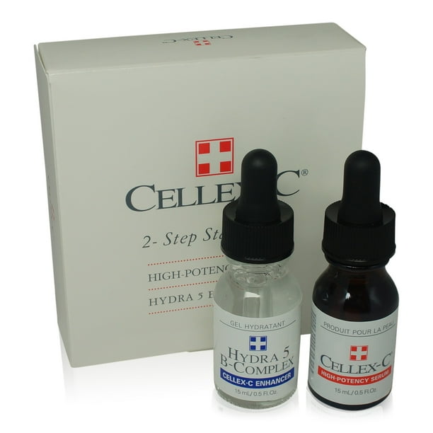 Cellex-C - Cellex-C 2-Step Starter Kit, High-Potency Serum, Hydra 5 B ...