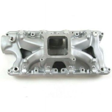 Edelbrock 3706 Performer Series Intake Manifold; Satin Finish; Idle ...