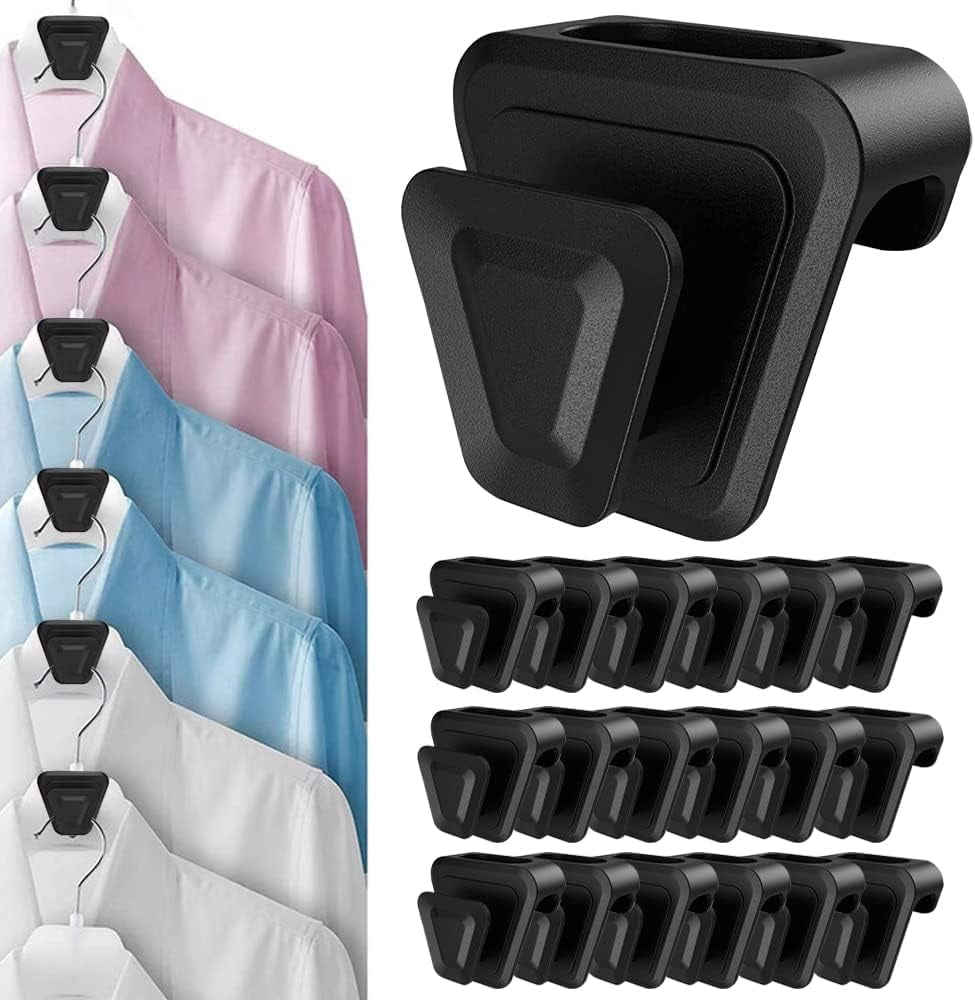 18 Pcs Clothes Hanger Connector Hooks, Hanger Extender Hooks, Cascading ...