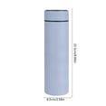 Light Blue Water Bottle Light Blue 500ml Insulated Stainless Steel Cup ...