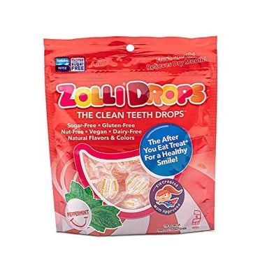 Zollipops Clean Teeth Lollipops AntiCavity Sugar Free Candy with ...