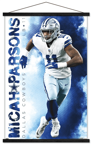 NFL Dallas Cowboys - Micah Parsons 22 Wall Poster with Magnetic Frame ...