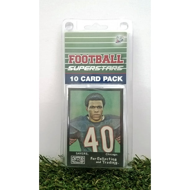 Gale Sayers- (10) Card Pack NFL Football Superstar Gale Sayers Starter ...