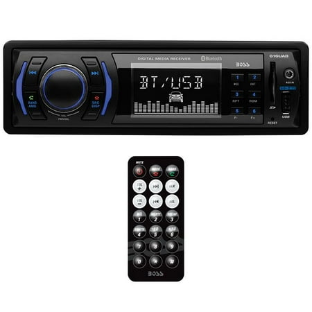 Boss Single Din Mechless Receiver Bluetooth USB Front Aux | Walmart Canada