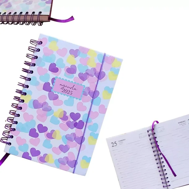 Agenda Diaria Doble Espiral 2025 Planner | Walmart en línea