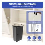 JTAOT 2 Tilt-out Kitchen Cabinet Side Storages Adjustable Shelves With ...