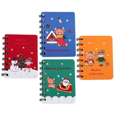 THE TWIDDLERS 40 Christmas Notebooks, 4 Different Xmas Designs, Ideal ...