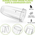 2-Pack 32 oz Replacement Blender Cups for Nutribullet 600W and 900W ...