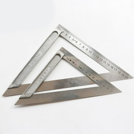150mm/200mm Triangle Ruler 90 Degree Stainless Steel Triangular Ruller ...