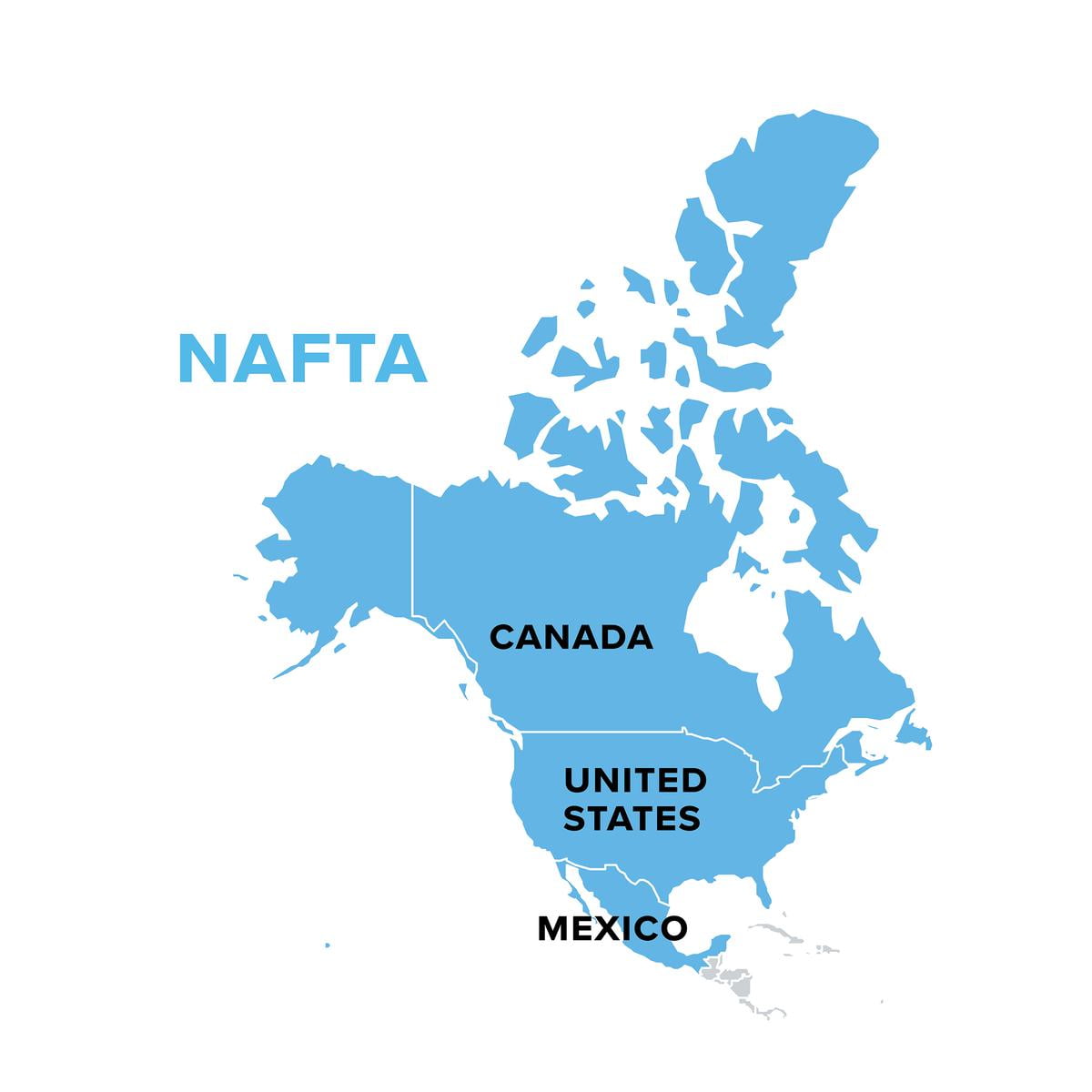 Nafta Map