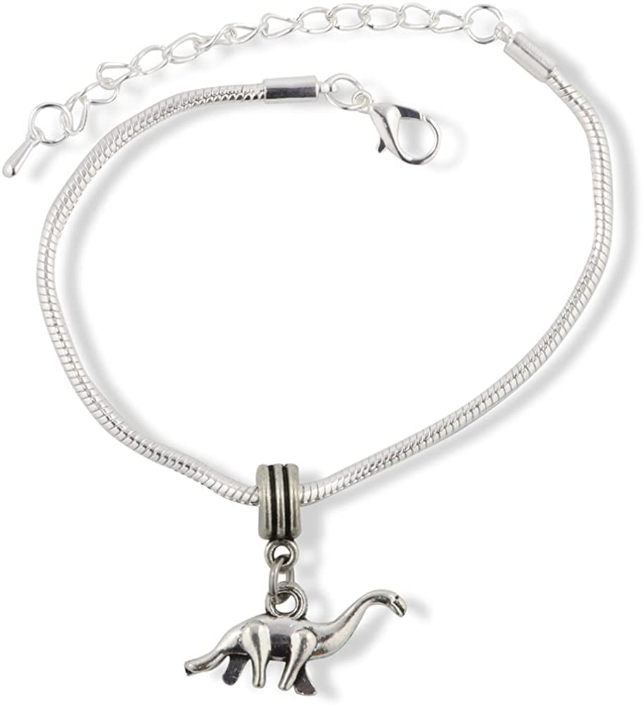 Brontosuarus Snake Chain Charm Bracelet - Walmart.com