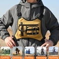 Fishing Nylon Backpack, Outdoor Chest Pack with Adjustable Shoulder ...